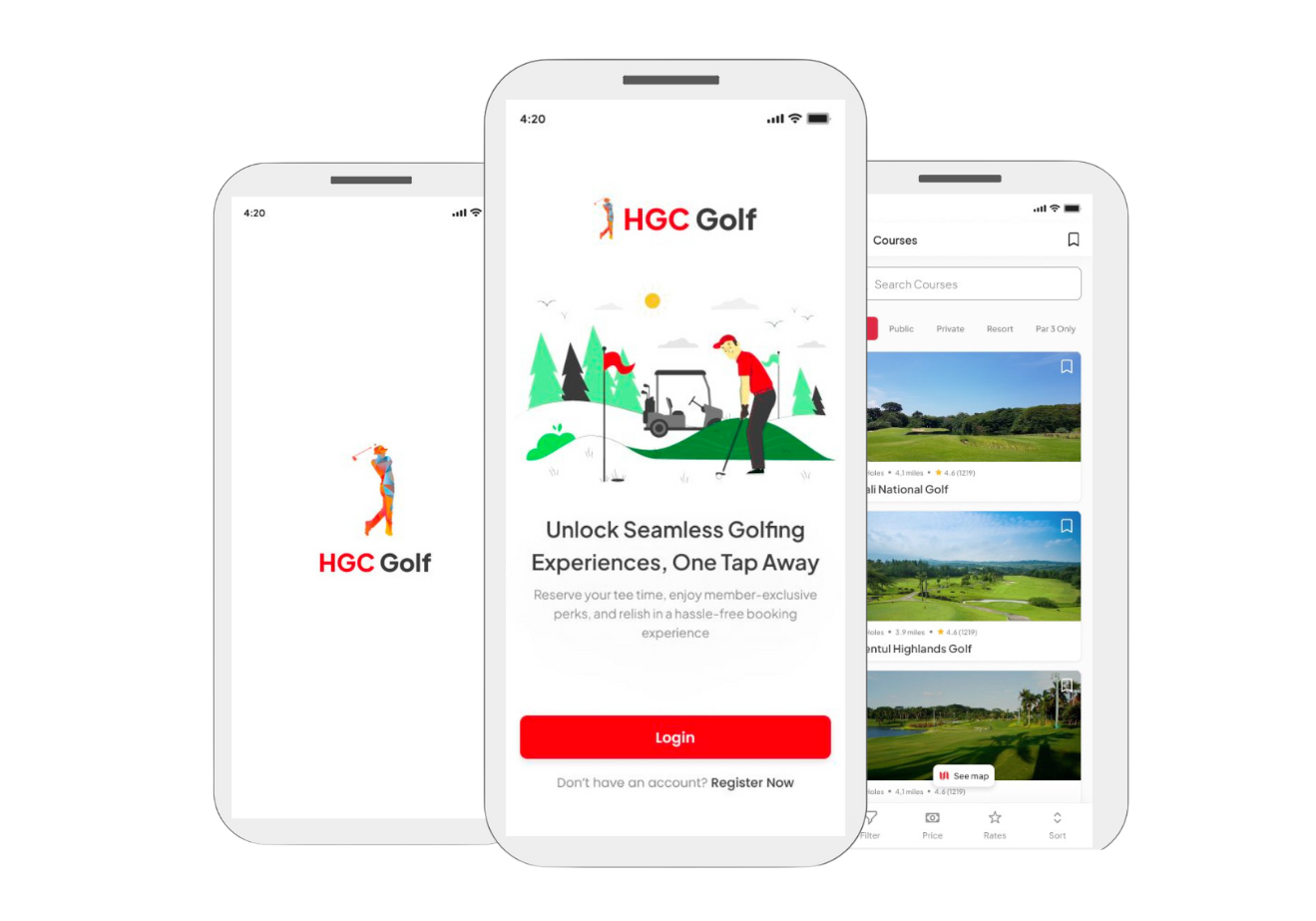 HGC Golf App - Powerful Digital Solutions in Jakarta | PT Zarata Digital Teknologi